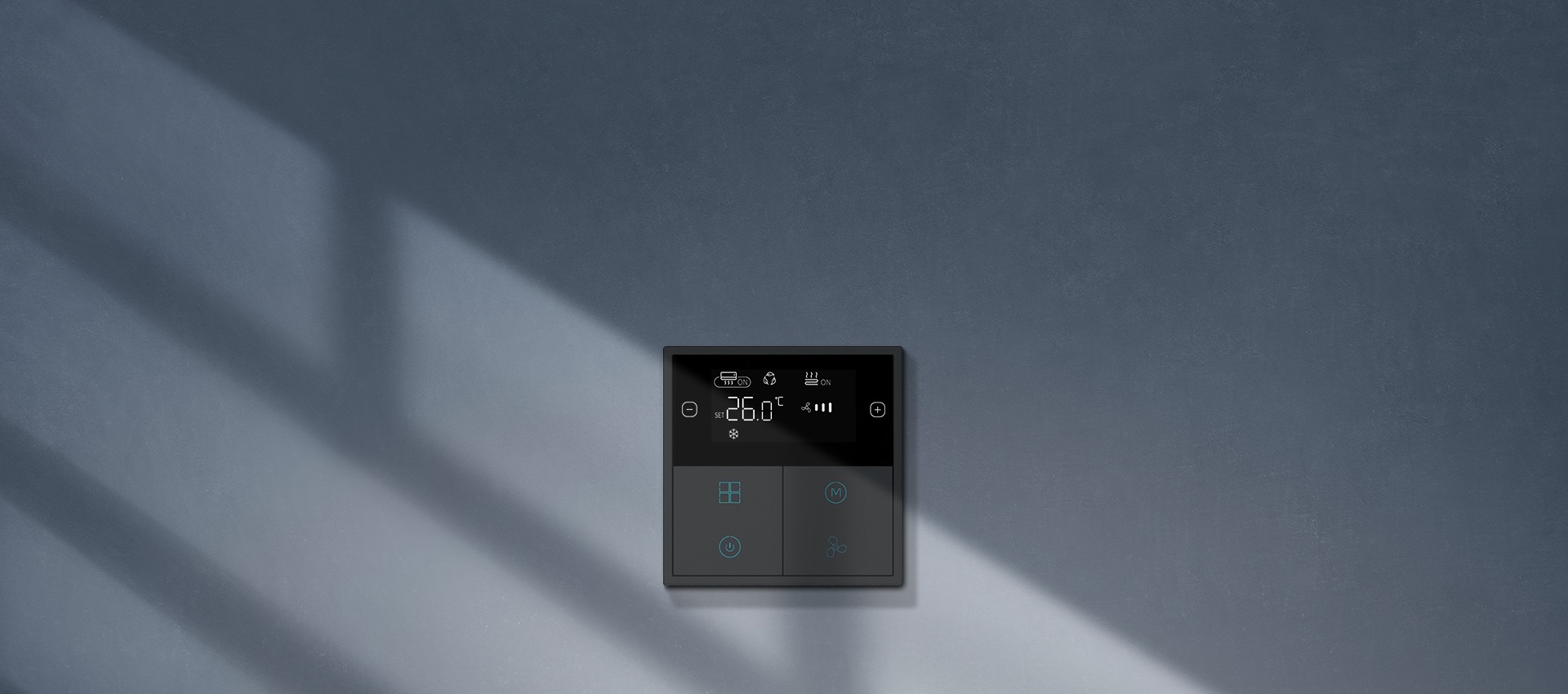 HDL Buspro Tile Series Climate Panel – HDL Automation